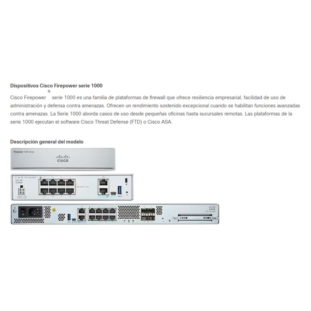 Cisco Firepower serie 1000 | CONNECTEAM SA
